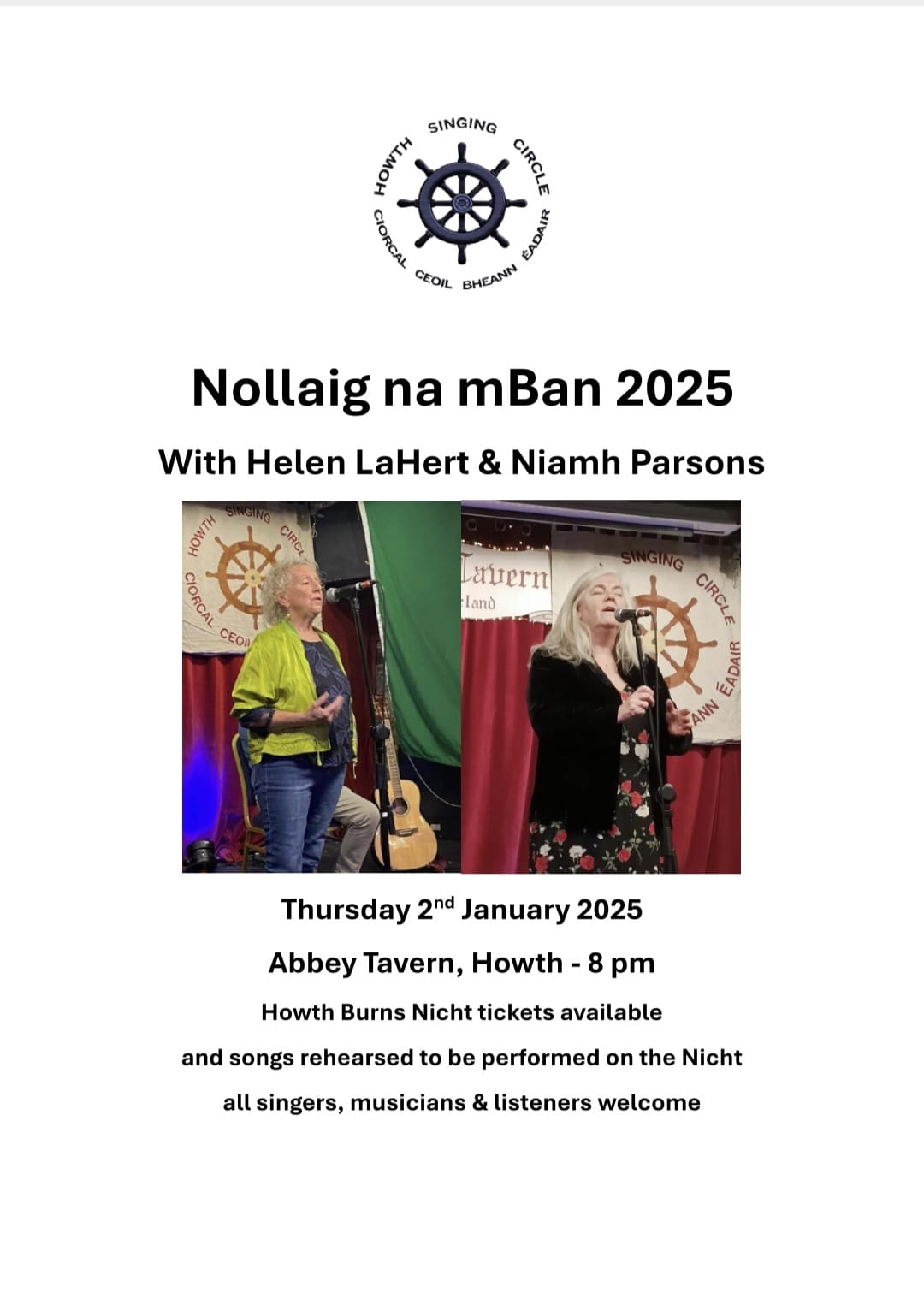 January 2025 – Howth Singing Circle