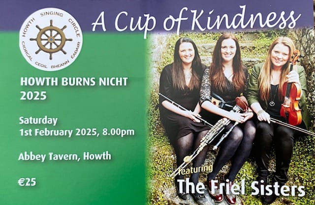 Burns Nicht 1st February 2025 – Howth Singing Circle