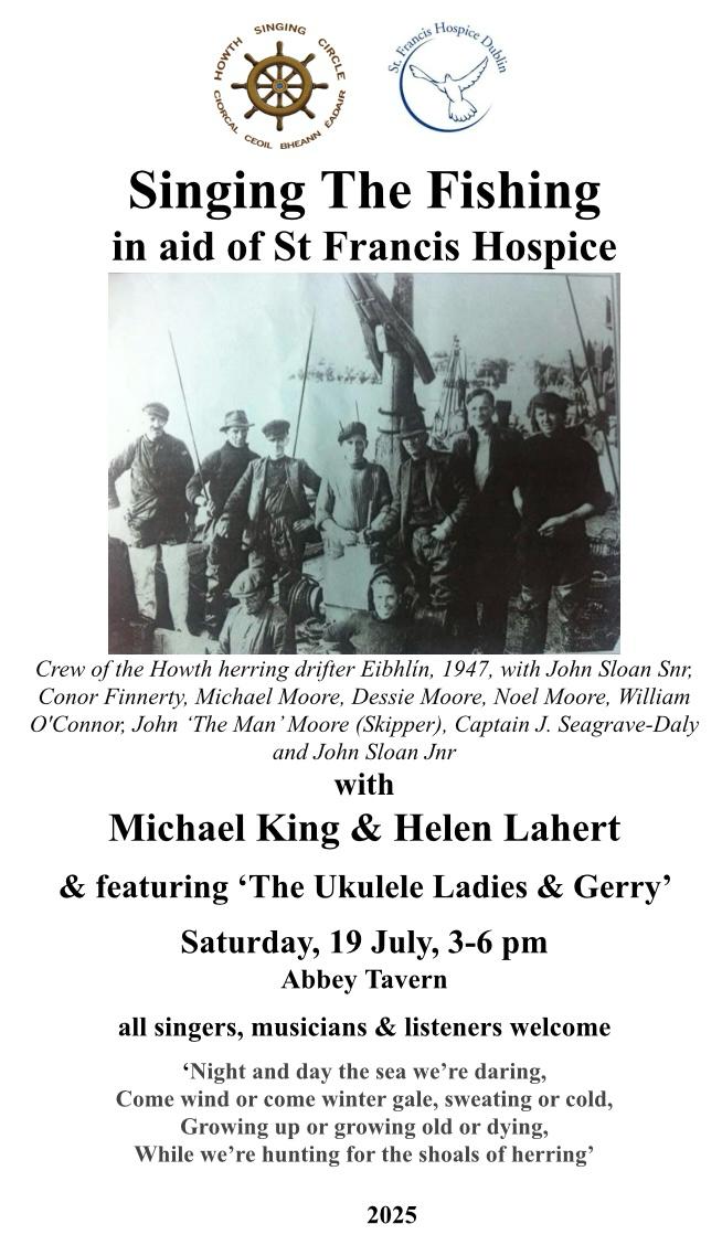 July 2025 Annual Singing the Fishing 19th @ 3pm – 6 pm – Abbey Tavern ...
