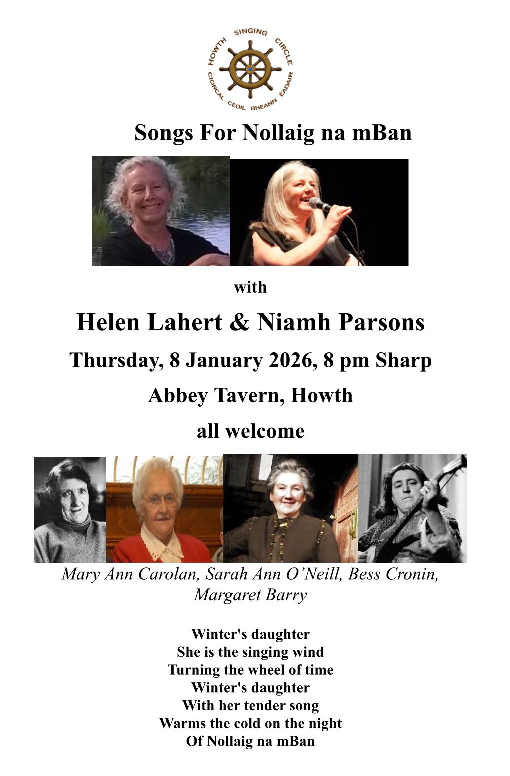 January 2026 – Howth Singing Circle